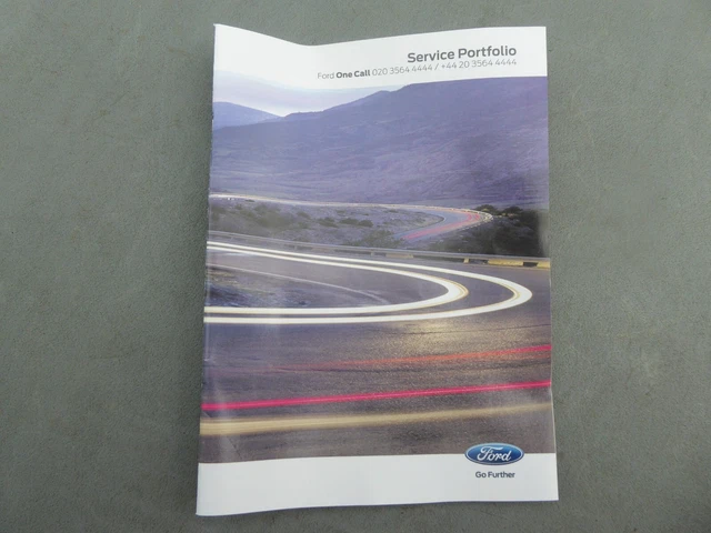GENUINE FORD BLANK Service Book For All Models No Car Details Newww £9. ...