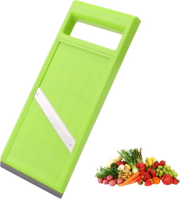 VEGETABLE SLICER, HANDHELD Mandoline Stainless Steel Food French Fry ...