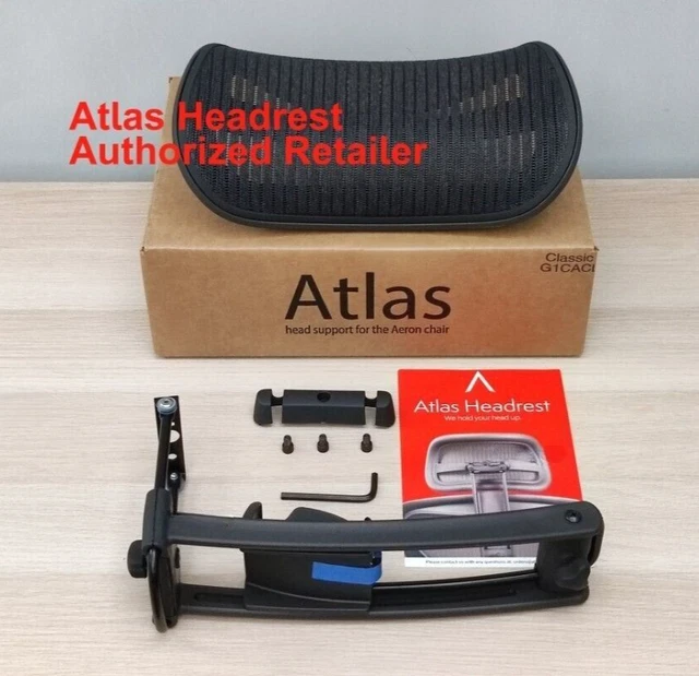 HERMAN MILLER GENUINE Atlas Mesh Headrest for Classic Aeron Chair ...