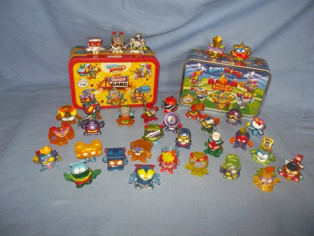 33 SUPER ZINGS/SUPER Things Toy Figures + 2 Tins £10.00 - PicClick UK