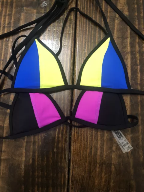 New Victorias Secret Reversible Bikini Top Xs Reversible Bikinis My