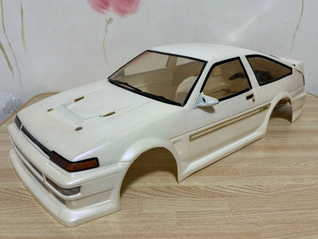1/10 YOKOMO AE86 Sprinter Trueno 3-door White Glitter Radio Control ...