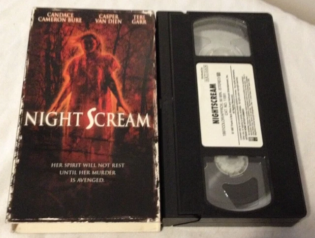 NIGHT SCREAM (VHS-1997)-PSYCHOLOGICAL Thriller-Horror-Teri Garr-Oop-Htf ...