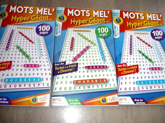 LOT DE 3 Revues De Jeux Mots Meles EUR 7,00 - PicClick FR
