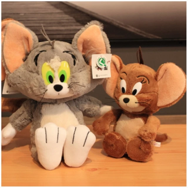 JERRY PLUSH TOY Cat Mouse Tom Cat Doll Stuffed Animal Children's Gift ...