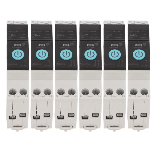 SMART WIFI LS Switch Line Breaker Fuse Machine DIN Rail £19.52 ...