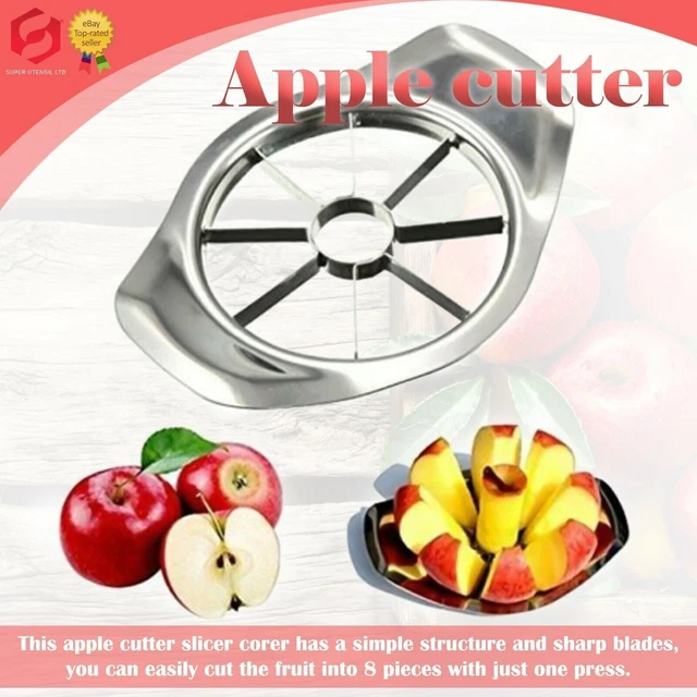 HEAVY DUTY APPLE Cutter Slicer Wedger divider Fruit Corer STEEL Blade Handy UK~ £4.99 - PicClick UK