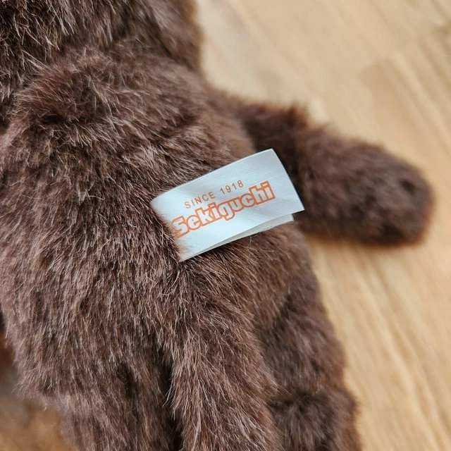 RARE MONCHHICHI PLUSH Toy Stuffed Animal H19cm Red Big Ribbon Girl ...