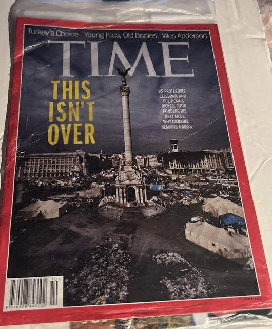 UKRAINE/ZESLENY:TIME MAGAZINE MAR 2014 “This Isnt Over”War Putin Russia ...