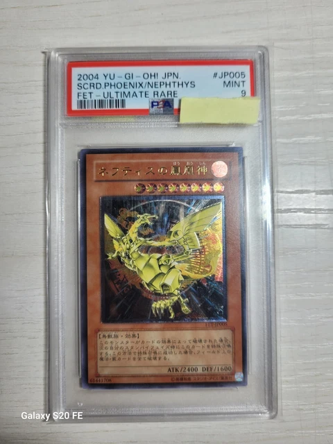 YU-GI-OH! SACRED PHOENIX of Nephthys FET-JP005 JAPANESE Ultimate Rare PSA 9 Mint EUR 119,00 ...