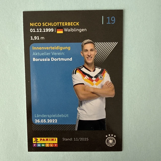 PANINI FAMILY (EDEKA) DFB WM 2026 Sammelkarte Nr. 19 EUR 1,00 - PicClick DE