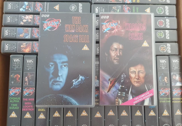 VINTAGE - BLAKE'S 7 Complete BBC Series - VHS Video Tapes - 26 VHS 52 ...