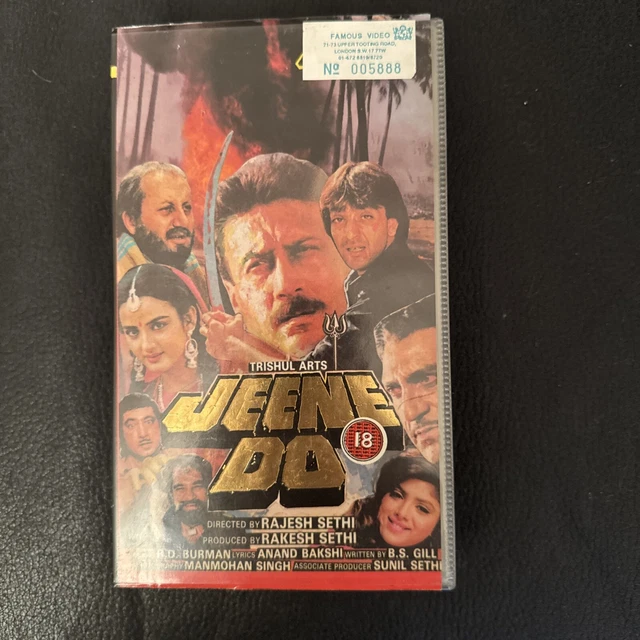 JEENE DO BOLLYWOOD VHS Tape Sanjay Dutt £24.99 - PicClick UK