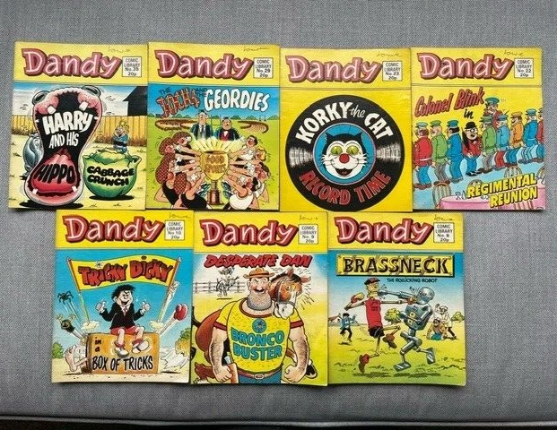 DANDY COMIC LIBRARY 7 Issues from 1983 Issue 8 / 9 / 10 / 22 / 23 / 29 / 35 £5.75 - PicClick UK