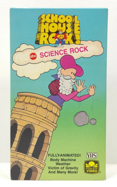 SCHOOL HOUSE ROCK! Science Rock (VHS, 1987) ABC Body Machine Weather ...