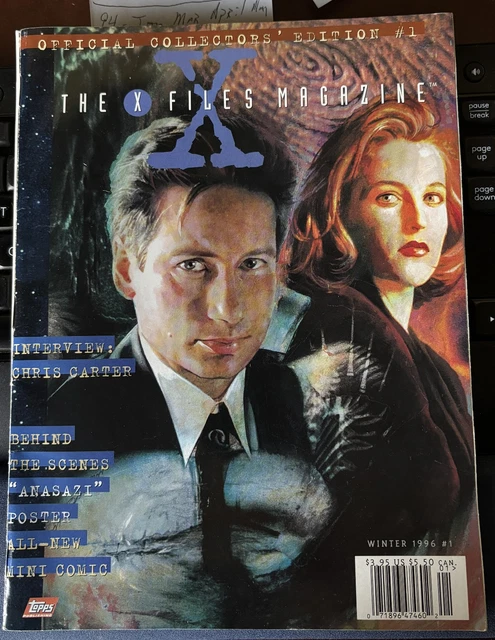 THE X-FILES MAGAZINE Official Collectors Edition #1 Winter 1996 Mulder ...
