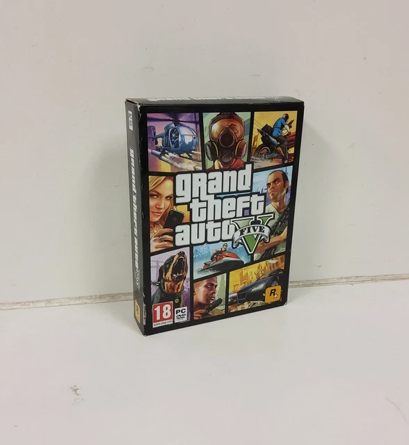 GRAND THEFT AUTO V GTA 5 PC DVD-ROM Rockstar Games (L30) EUR 21,04 ...