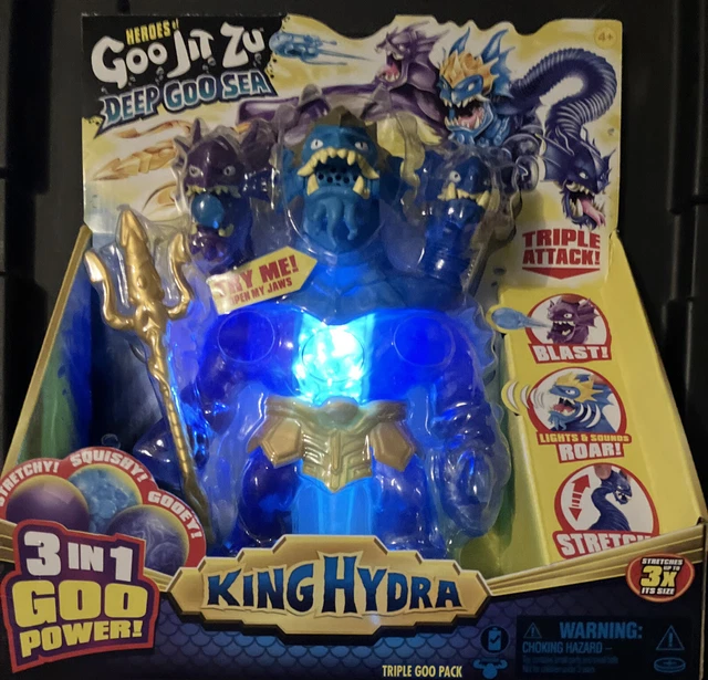 HEROES OF GOO Jit Zu Deep Goo Sea KING HYDRA nouvelles lumières et sons ...