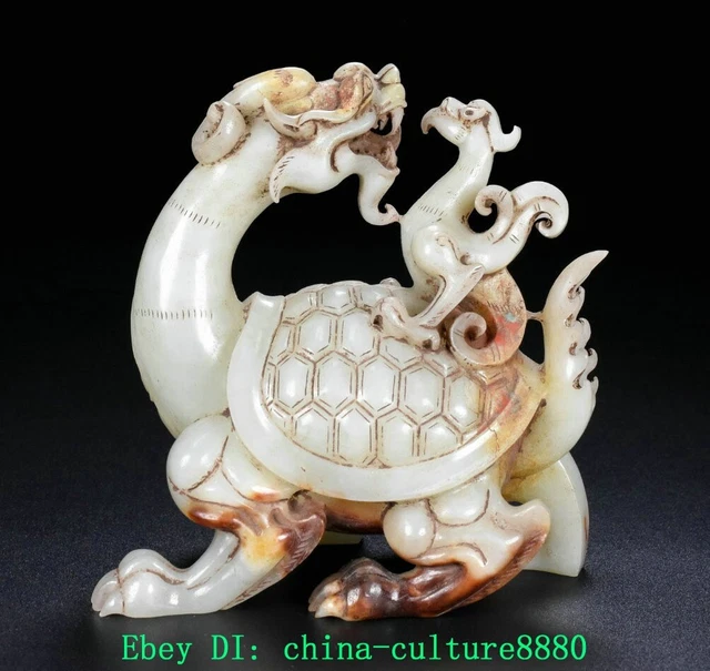 HAN DYNASTIE NATURELLE et tianju Feng Shui tortue Dragon fengGU EUR 2. ...