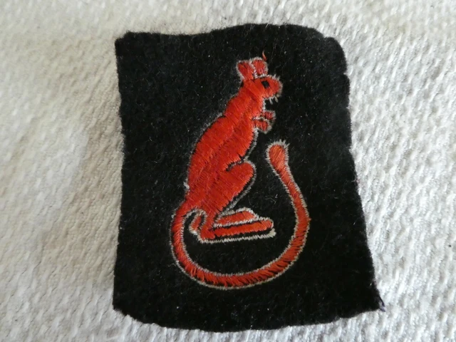 WW2 DESERT Rats Cloth Badge Patch £9.99 - PicClick UK