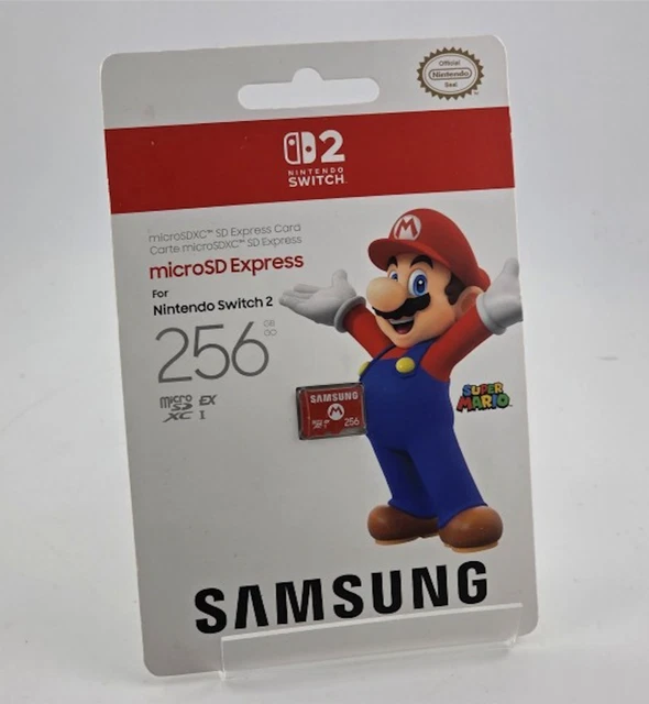 SAMSUNG 256GB MICROSD Express Card Super Mario Edition for Nintendo ...