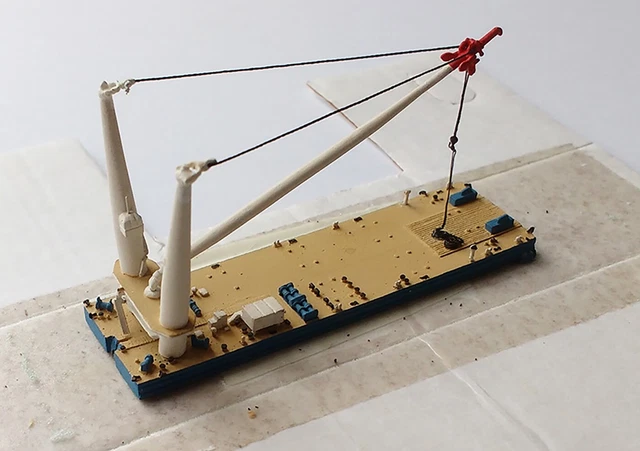 TOG MOR FLOATING Crane - Kyle 1:1250 Waterline Model £42.32 - PicClick UK