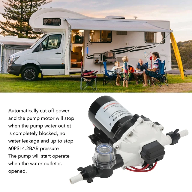 SDS 12V SELF Priming Diaphragm Pump High Flow 5.0GPM 60PSI Efficient Water Pump £91.50 - PicClick UK