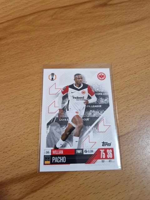 TOPPS MATCH ATTAX Uefa Club Competitions 2024 25 Rookie Willian Pacho Paris Psg EUR 1,00 ...