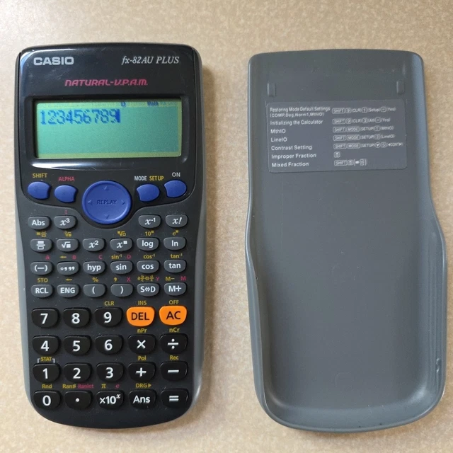 CASIO FX-82AU PLUS Scientific Calculator (with cover) $15.99 - PicClick AU