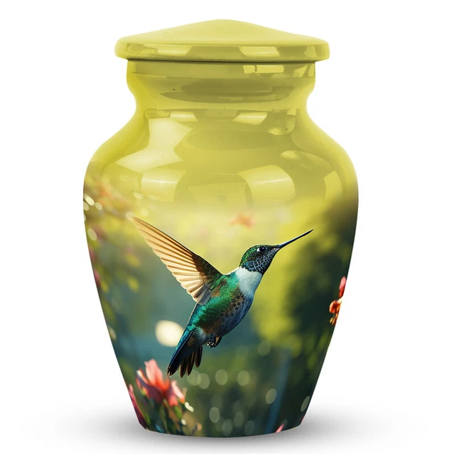 SOUVENIR BURIAL URNE Colibri Artwork pour Adulte Humain Ashes ...