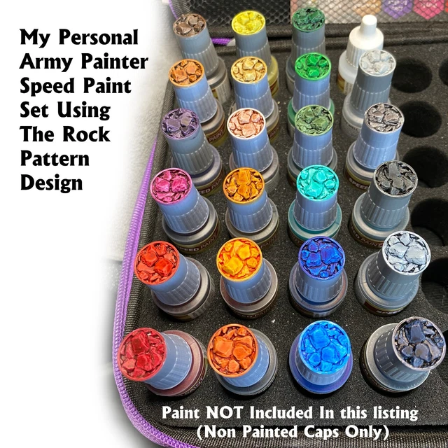 OLD VALLEJO, PAINT Bottle Topper Colour Swatch Caps to fit 17ml bottles ...