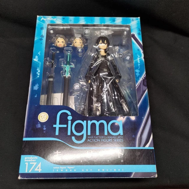 FIGURINE ARTICULÉE SWORD Art Online Kirito 174 Figma Max Factory SAO ABS PVC EUR 70,14 - PicClick FR