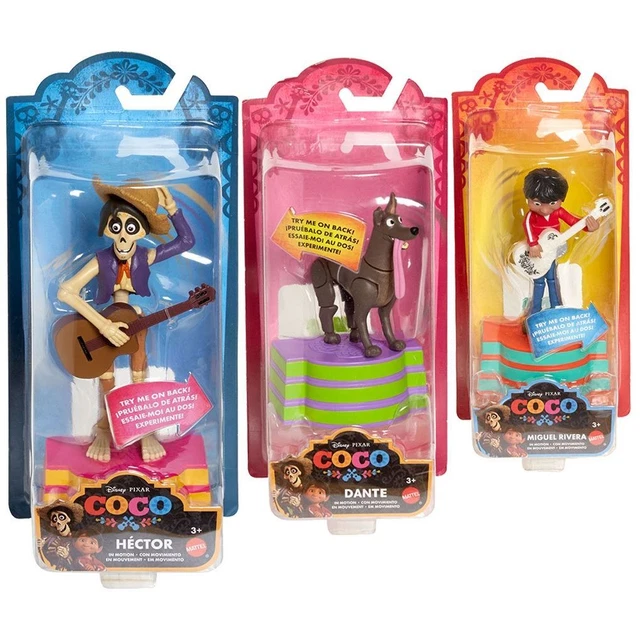 MATTEL DISNEY PIXAR FLY49 Coco Action Toy Figures - Miguel Hector Dante ...