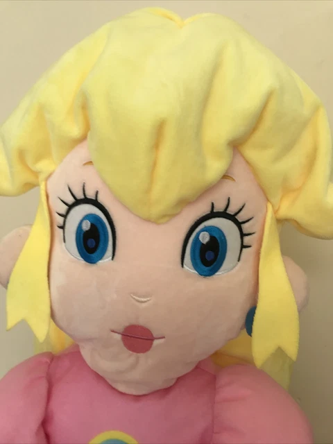RARE GIANT OFFICIAL Nintendo Super Mario Princess Peach Beanie Plush ...
