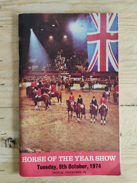 VINTAGE HORSE OF The Year Show Programme 1974 Equestrian Sporting £2.00 ...