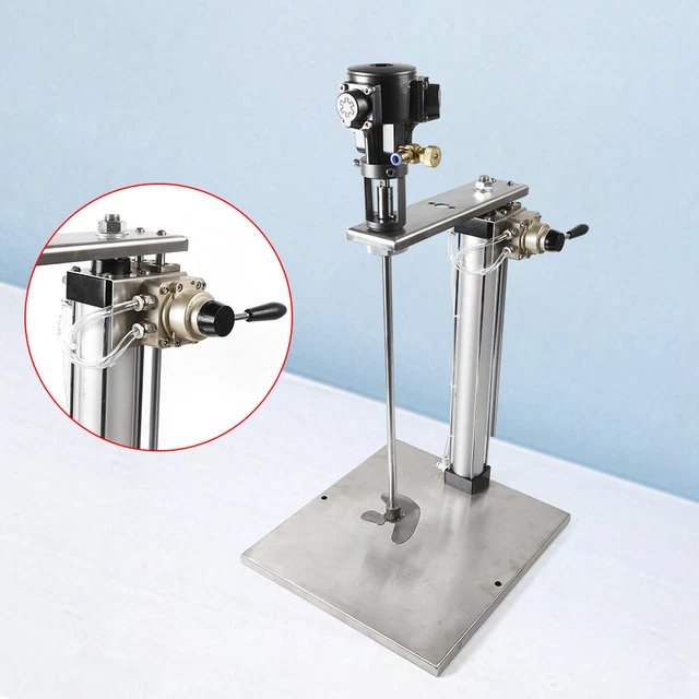 1/2 HP 5 Gallon Pneumatic Pail Agitator Paint Mixer Stirrer Ink Mixing ...