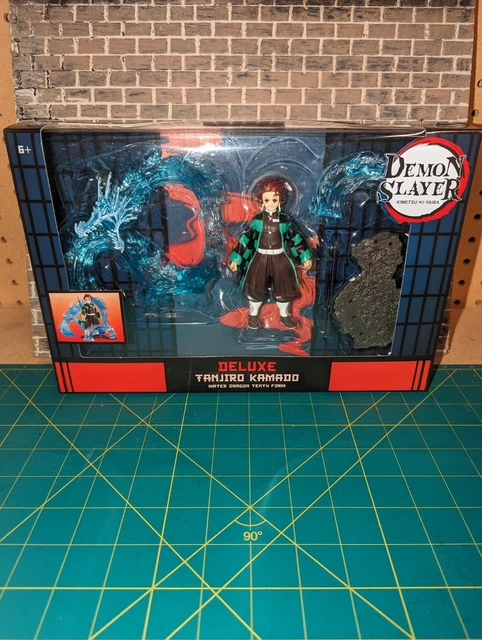 DEMON SLAYER DELUXE Water Dragon Tenth Form: TANJIRO KAMADO 4.5" Figure ...
