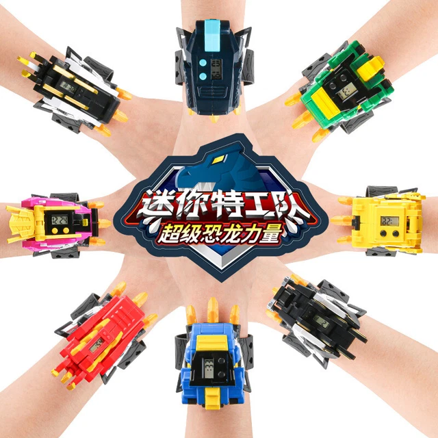 MINIFORCE X TRANSFORMATION Super Dinosaur Power Watch Mini Agent Kids £ ...