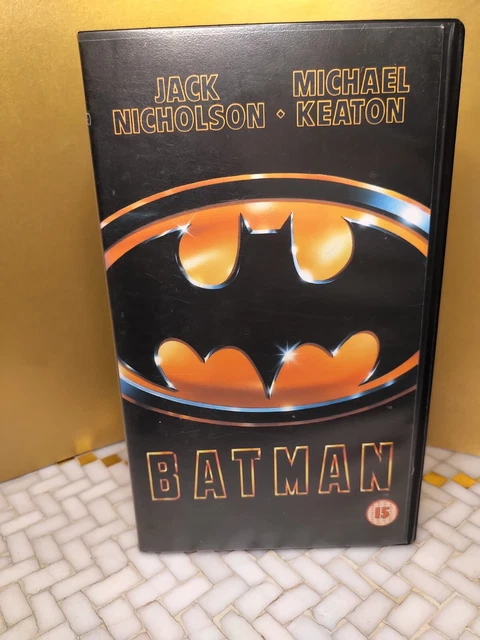 BATMAN MICHAEL KEATON Jack Nicholson original 1989 VHS PAL Video Warner Bros VGC £9.99 - PicClick UK