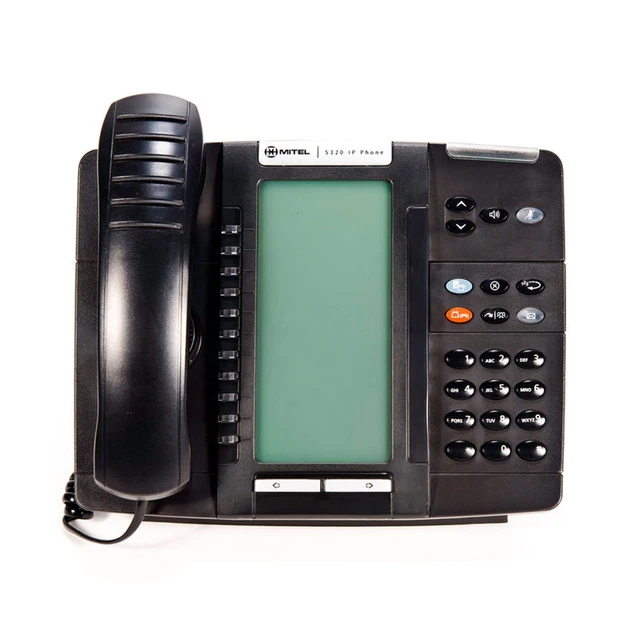 MITEL 5320 IP Phone Telefono Poe Aziendale Ufficio A Cornetta Voip Lcd ...