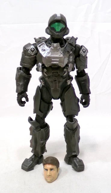 MATTEL HALO UNIVERSO Serie 2 Espartano Edward Buck 6.5" Figura Con Alt ...