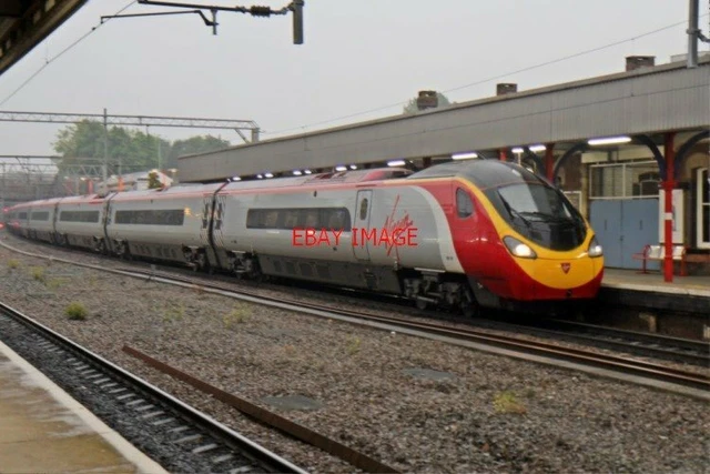 PHOTO VIRGIN Class 390 390115 Platform 3 Stockport Railway Station £1. ...
