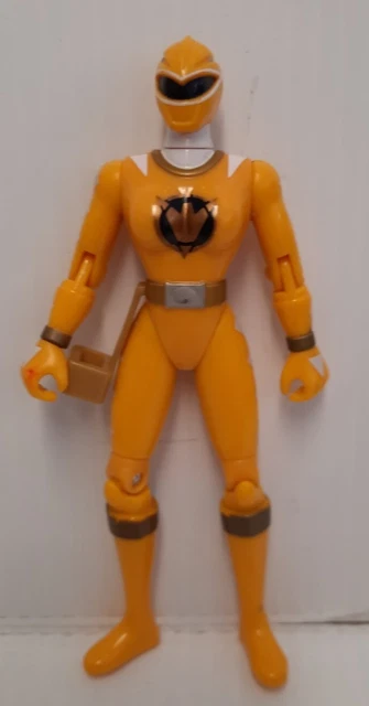 MIGHTY MORPHIN POWER Rangers Dino Thunder Yellow 2003 Bandai Action ...