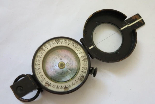 WW2 1940 DATED British Army Francis Barker Compass - MOP Dial £0.99 ...