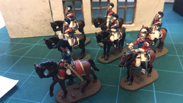 DEL PRADO. RELIVE Waterloo Net Complete as in Diorama Booklet 7 Mounted ...