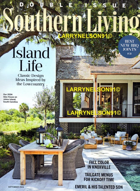 SOUTHERN LIVING MAGAZINE September 2024 Island Life Design Guide Idea ...