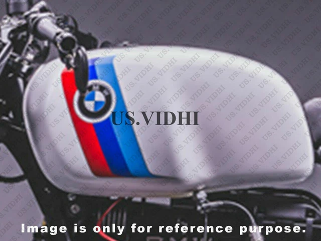 BMW R100S R100CS R100Rs R100Rt Petrol Fuel Tank White + Multi Strip Fit ...
