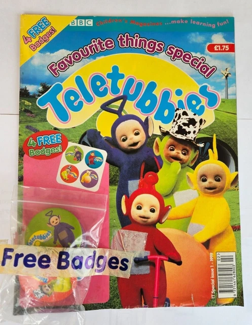 TELETUBBIES MAGAZINE SPECIAL Issue 1 (1999) * Includes 4 Free Badges* £ ...
