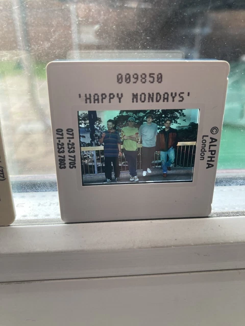 ORIGINAL RARE PHOTO slide 35mm negative of HAPPY MONDAYS £5.00 ...
