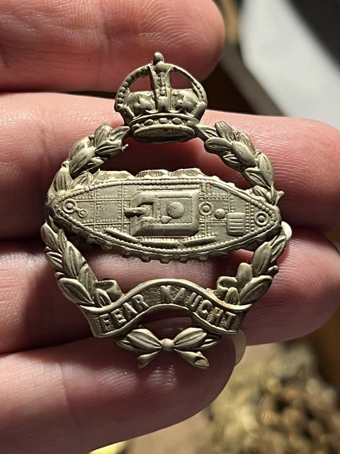 ORIGINAL WW2 ROYAL Tank Regiment Cap Badge RTR Corps £1.99 - PicClick UK